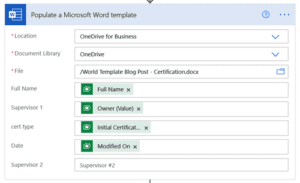 Use Power Automate to Send Custom Word Templates